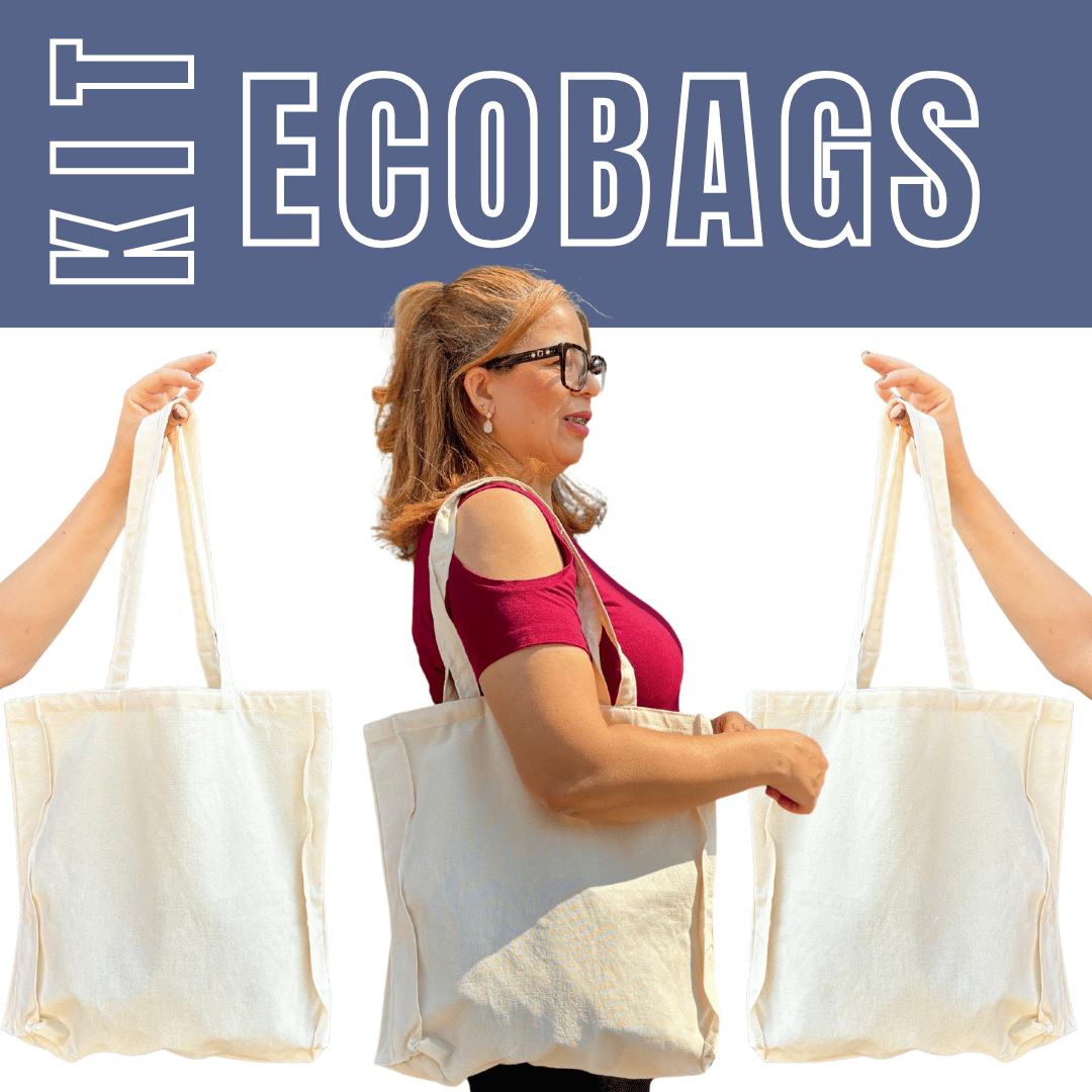 Kit Ecobags – Aurora Tecidos